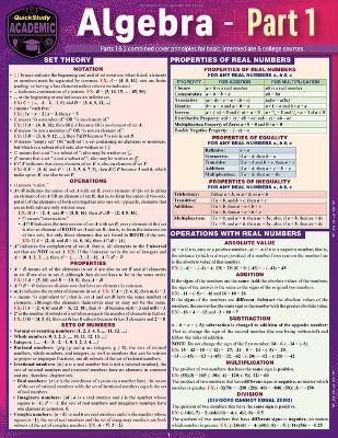 Algebra part 1 - Bruce McKenzie Booksellers