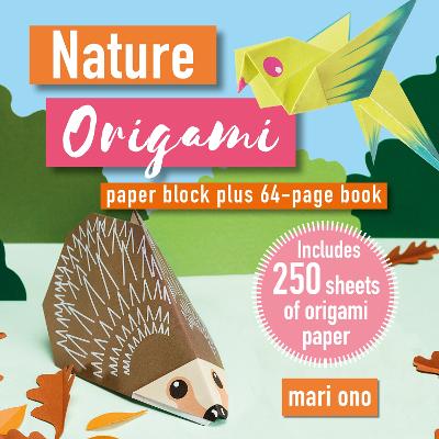 Nature Origami Paper Block - Plus 64-Page Book - Bruce McKenzie Booksellers